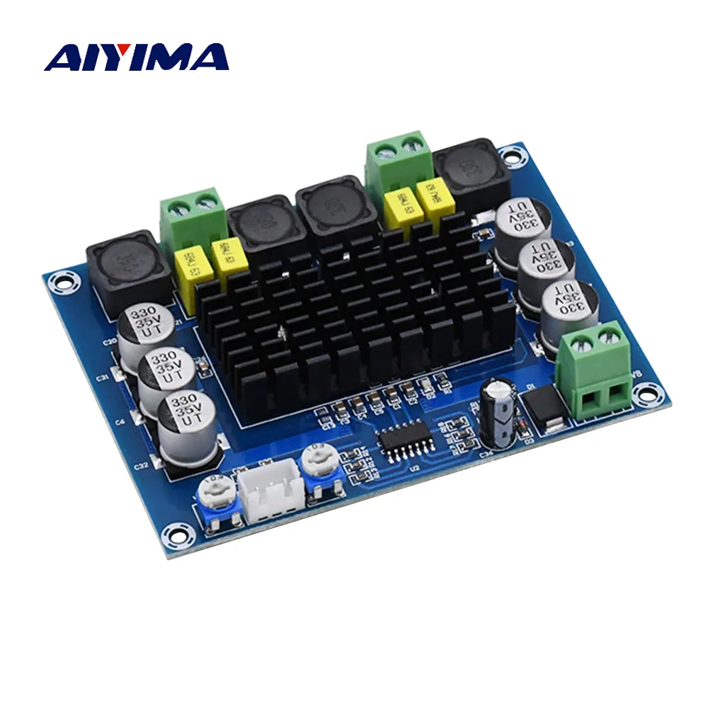 AIYIMA TPA3116 전력 증폭기 오디오 보드 TPA3116D2 사운드 앰프 2.0 스테레오 스피커 Amplificador 2x120W DIY 홈 오디오|앰프 ...