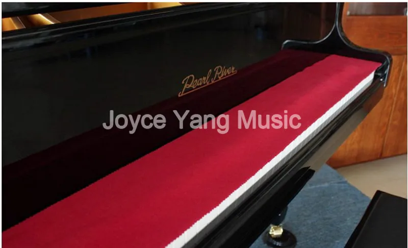 Niko Piano Key Cover Cloth Red Felt Keyboard Cover Keep Cleaning Free ...