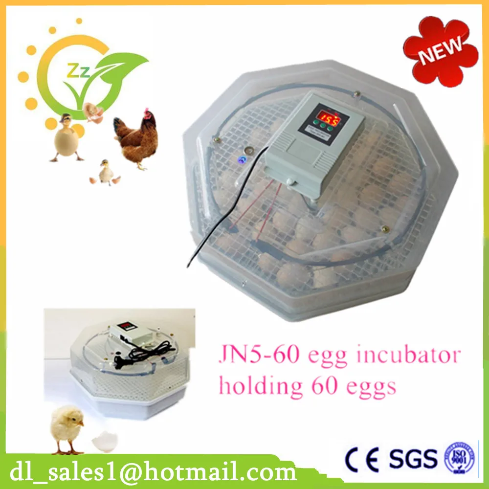 60 Eggs Incubator Brooder Poultry Incubator Digital mini Turning ...