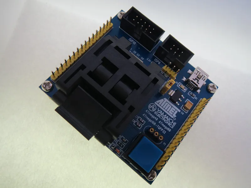 IC51 0324 1488 QFP32 TQFP32 ATmega8 IC testing seat test bench Test ...