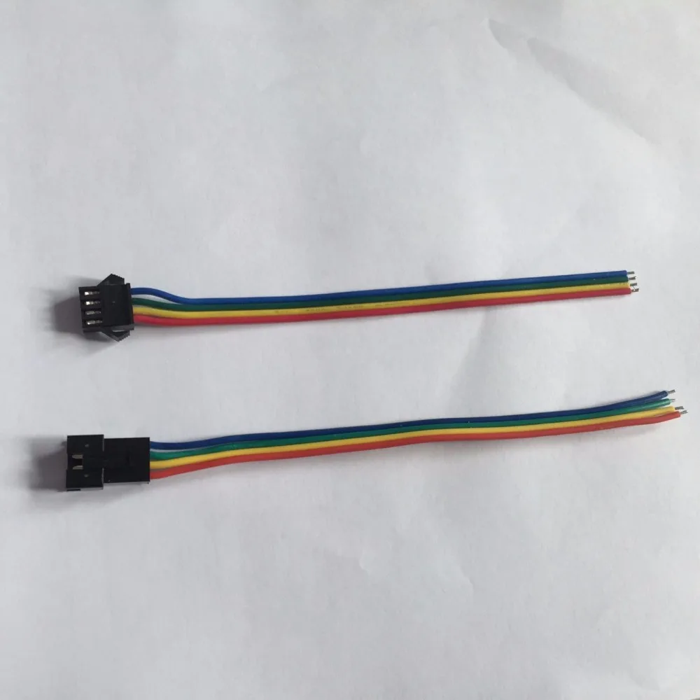 4 핀 jst sm 커넥터, 각 15 cm 길이의 와이어, 20awg 와이어, 암수|connector pcb|connector ...