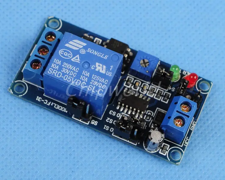 DHL/EMS 20 Sets*1pcs 5V Relay High/Low Level Trigger Delay Switch ...