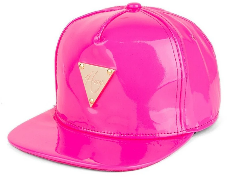 HT105 high quality New lovely bright pink hat male Ms. genuine flat ...