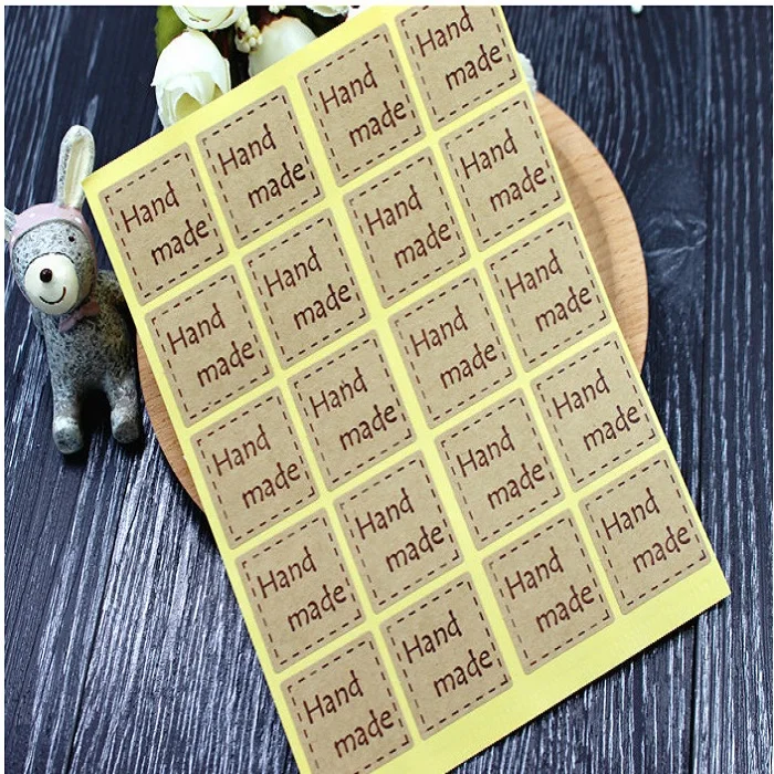 20pc/set sealing sticker tag for candy cookie box bag chocolate paper ...