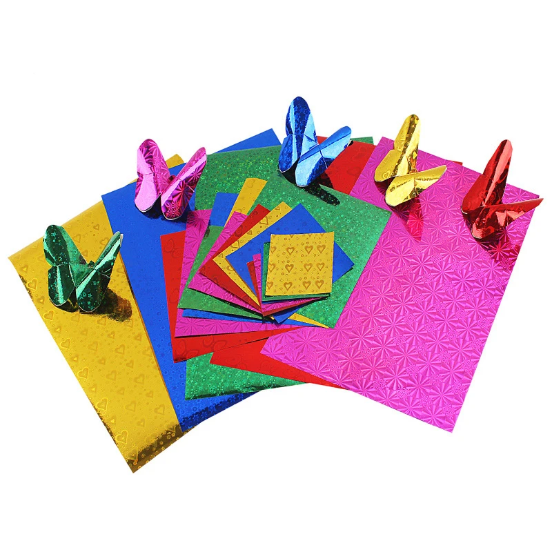 Papier à plier,Papier artisanal Origami sans autocollant carré,papier ...