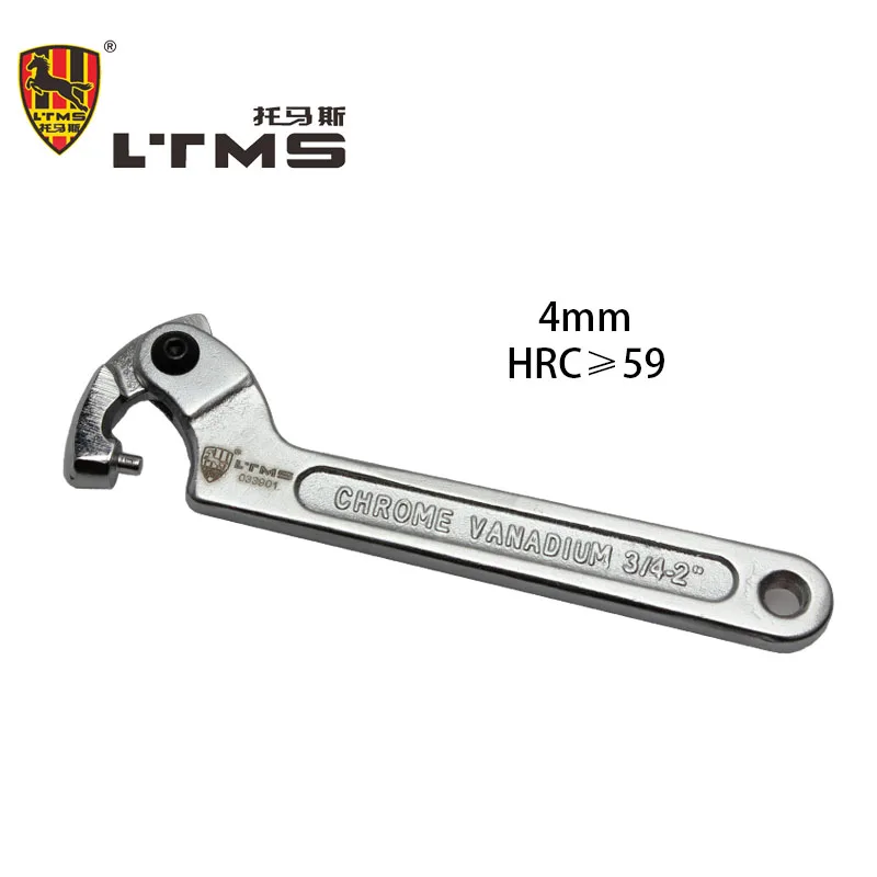 Multifunctional 4MM Alloy Round Head Hook Adjustable Spanner Wrench Car ...