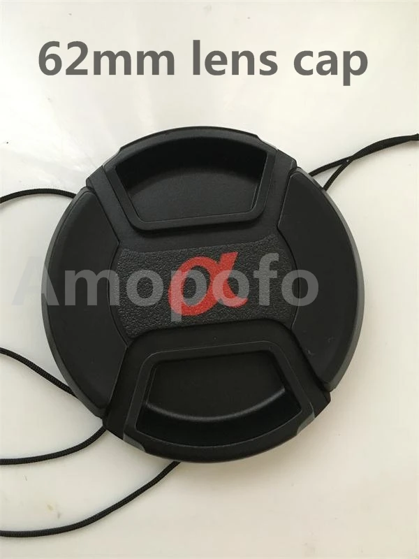 Hot Selling New for Sony AF 62mm lens cap, Center Pinch Snap on Front Lens Cap to for sony AF ...
