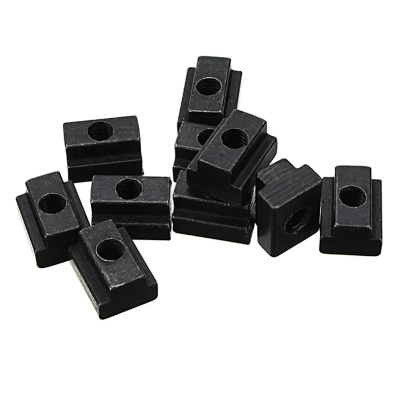Aliexpress Buy 10pcs M6 T Slot Nuts Set Black Oxide Finish T Aliexpress Buy 10pcs M6 T Slot Nuts Set Black Oxide Finish T