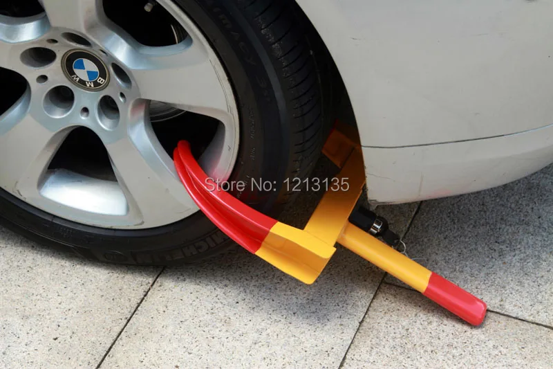 steel car parking lock for car security Anti Theft Wheel Clamp Car ...