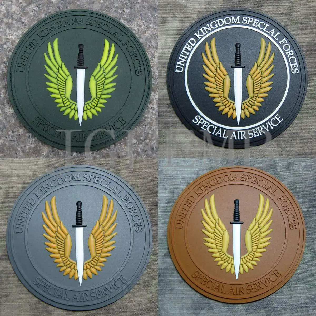 10cm UNITER KINGDOM SPECIAL FORCES SAS PVC Patch Large|patch large ...