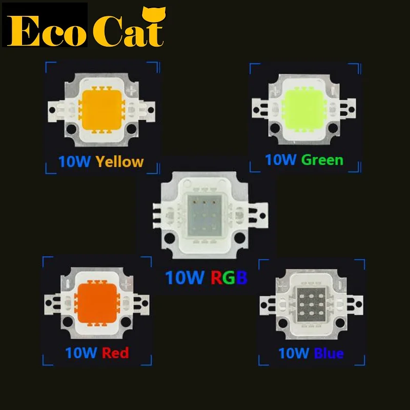 LED 10W Chip Red Blue Green Cold White Warm White Epistar led lamp LED ...