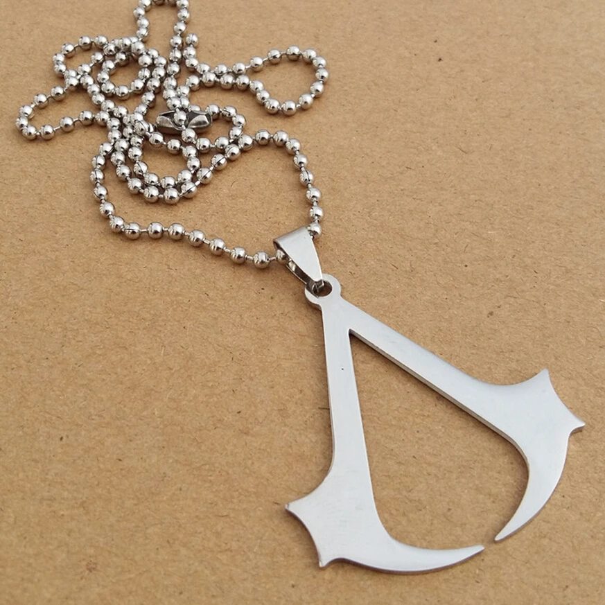 Fashion Cospaly Jewelry Assassins Creed Necklace Stainless Steel ...