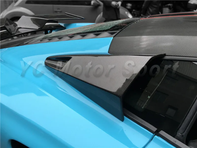 Car Accessories Carbon Fiber YC Design Style Window Scoop Fit For 2011 ...