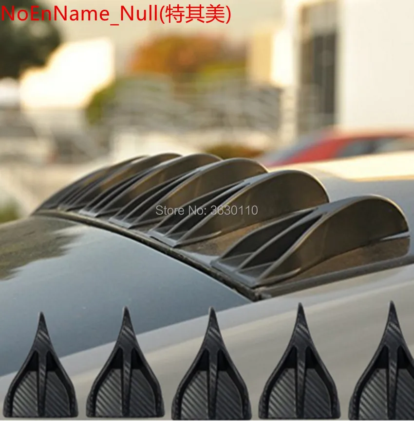 Air Vortex Generator Diffuser Roof Shark Fins Spoiler Wing 8pcs set kit ...