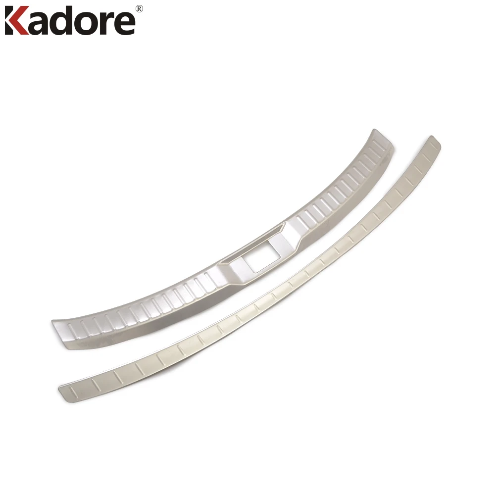 For Mazda CX9 CX 9 2016 2019 Stainless Steel Outer+Inner Rear Bumper ...