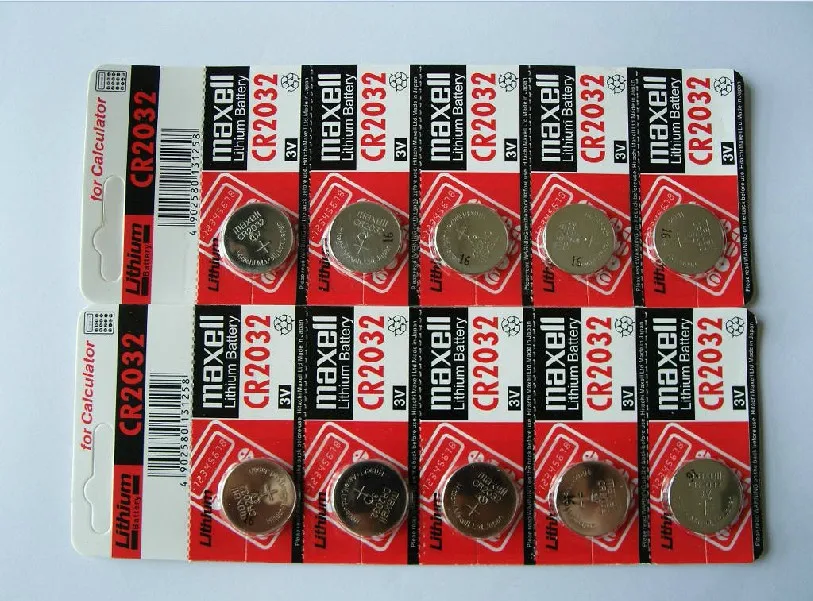 20 unids/lote Alta Calidad Original de Maxell CR2032 CR 2032 3 V pilas ...