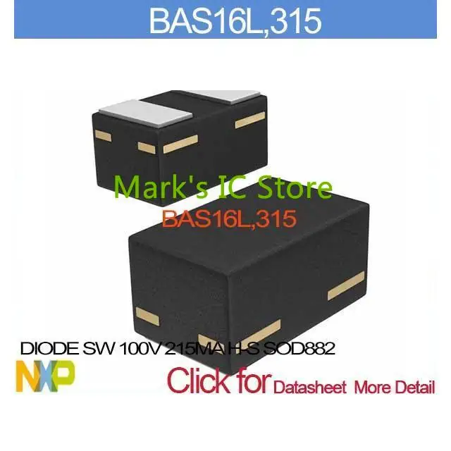 BAS16L,315 DIODE SW 100V 215MA H S SOD882 BAS16L,3 16L,3 BAS16L 16L,31 ...