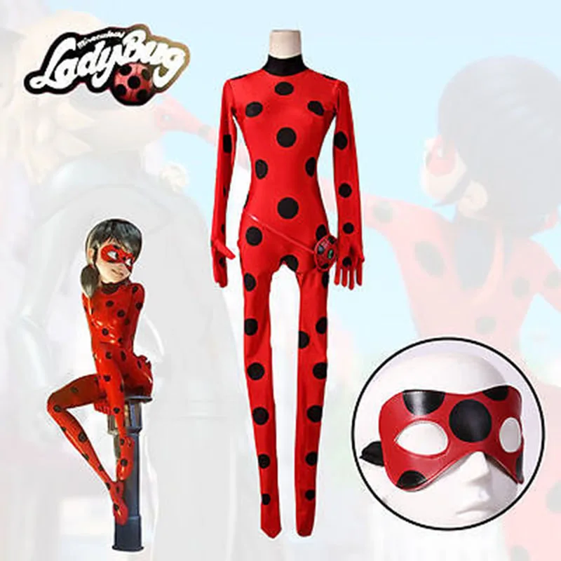 Aliexpress.com : Buy Halloween 2017 Miraculous Ladybug Jumpsuit Costume ...