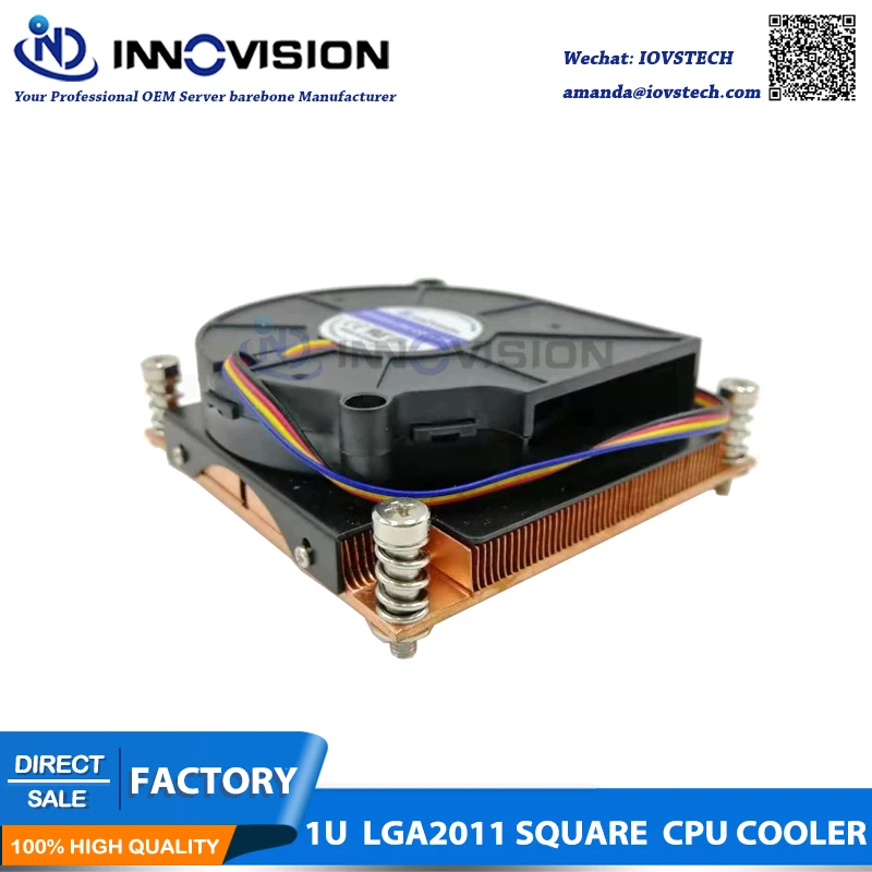 1u server cpu heatsink for LGA 2011 Socket, square shape,LGA 2011 R3 ...