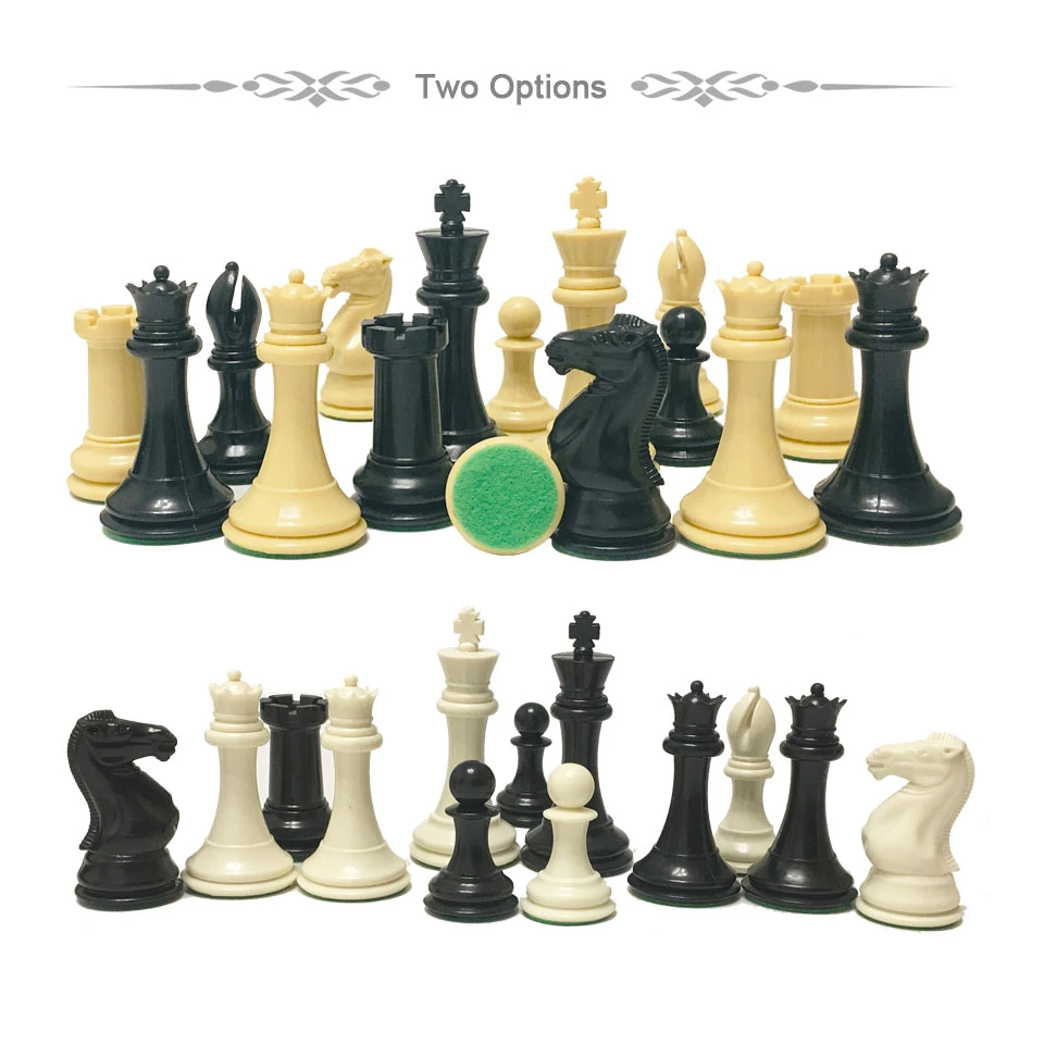 New 4 Queens Chess Set King Height 108mm Staunton Standard Chess Pieces ...