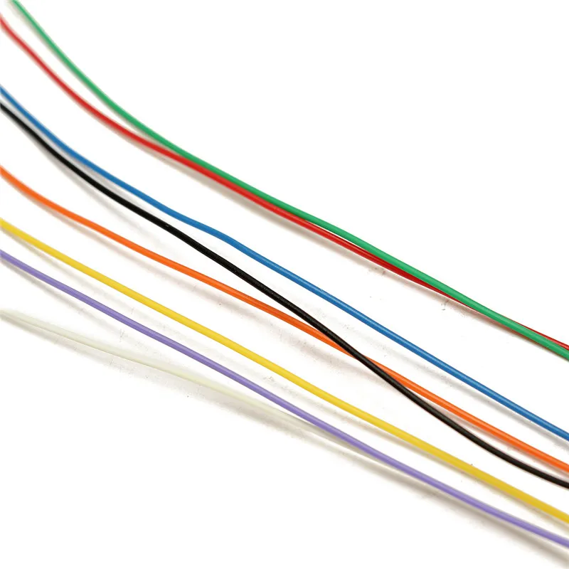 P/N B-30-1000 200M 30 AWG 8-Wire Colored Insulation Test Wrapping ...