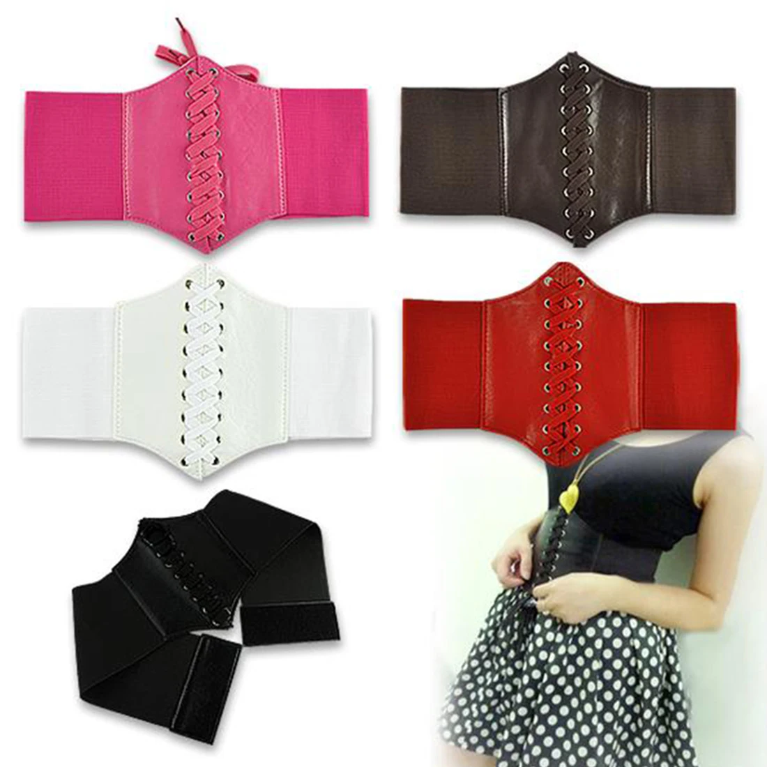 Aliexpress.com : Buy Women Fashion Palace Waist Cincher Corset Belt ...