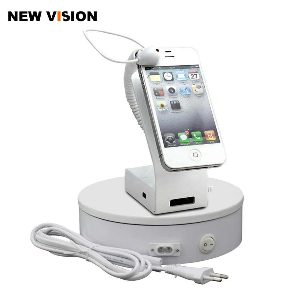 200x60mm-Diameter-White-Heavy-Duty-3D-Rotating-Display-Stand-Rotary ...