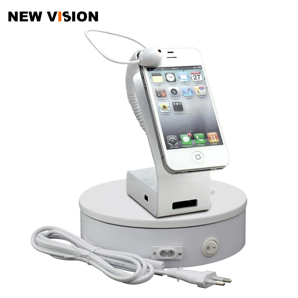 200x60mm Diameter White Heavy Duty 3D Rotating Display Stand Rotary ...