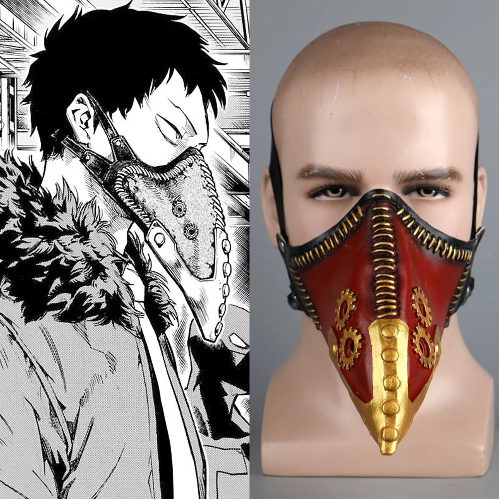 Anime My Hero Academia Overhaul Cosplay Masks Crow Mouth Plague Doctor ...