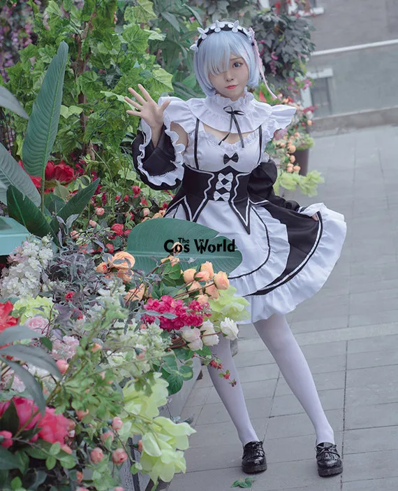 Re Zero Kara Hajimeru Isekai Seikatsu Ramu RAM Remu REM Maid Apron ...