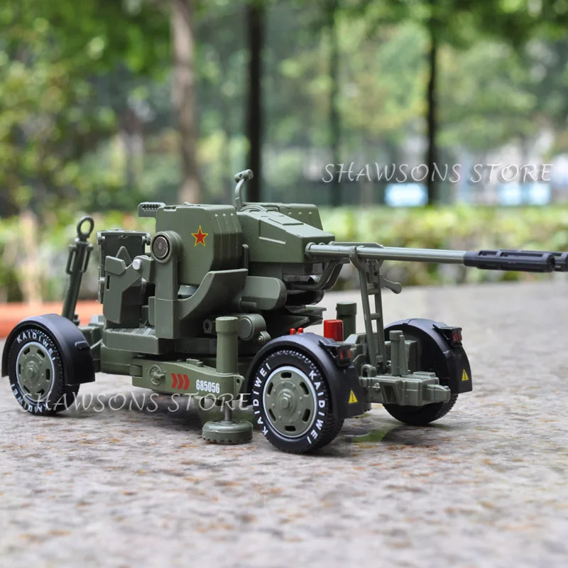 DIECAST METAL MILITARY MODEL TOYS 1:35 ANTI-AIRCRAFT GUN ARTILLERY ...