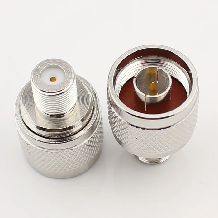 100pcs-lot-RF-coaxial-connector-N-to-F-adapter-High-frequency-F-plug ...