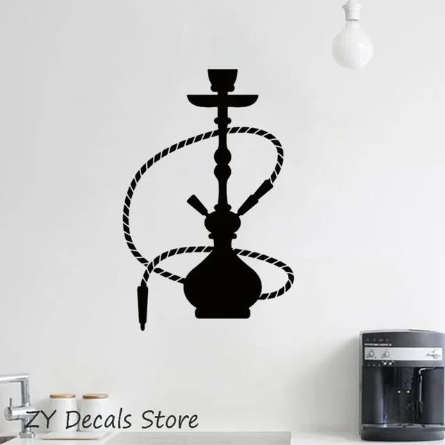 Hookah Shisha Smoking Arabic Cool Decal Mural Fashion Fishing House ...