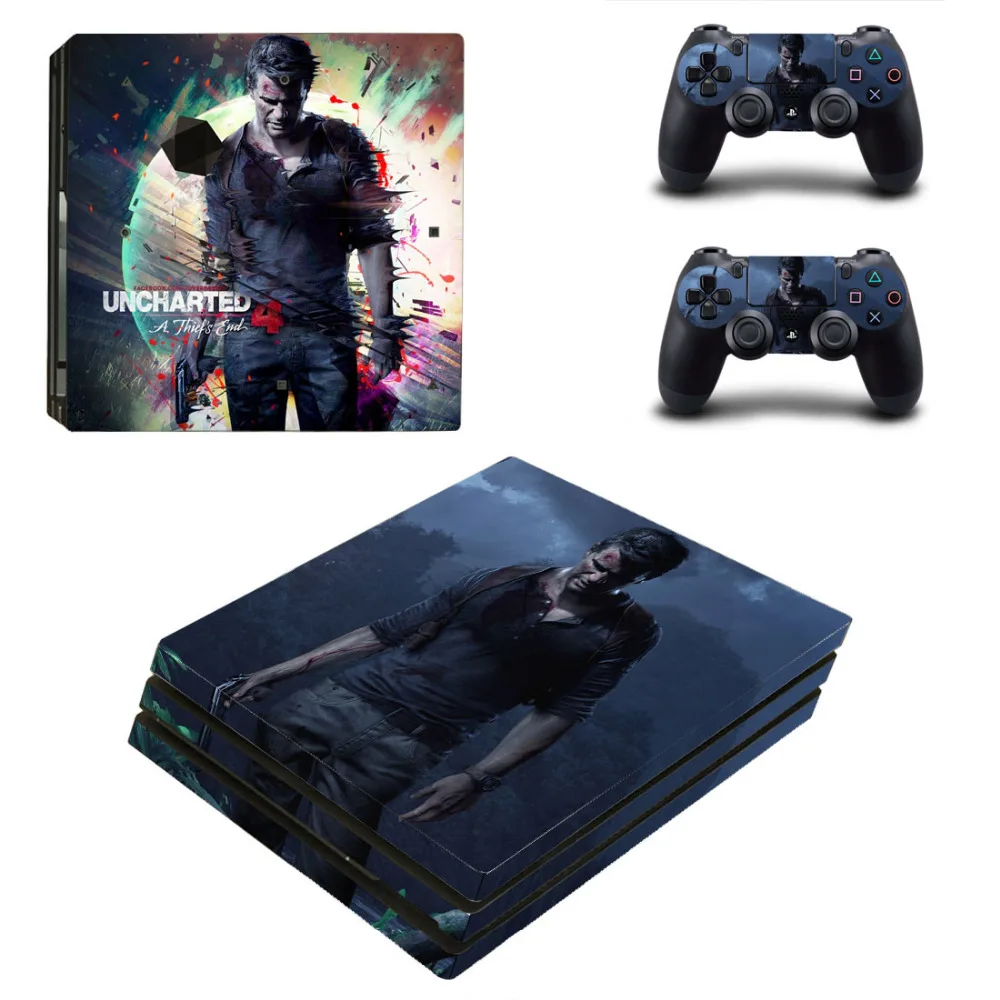 Uncharted 4 A Thief's End PS4 Pro Skin Sticker para Sony PlayStation 4 ...