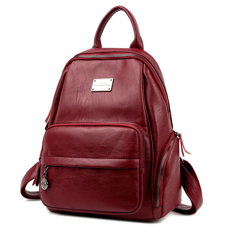 Women's Leather Designer Backpack Purses With | semashow.com