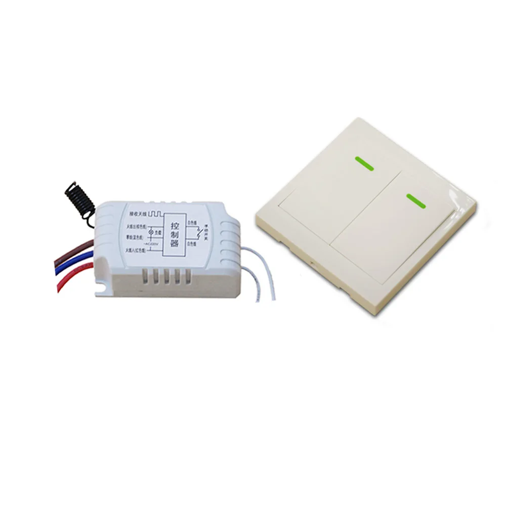 New Style Remote Control Switch Ac220v Receiver Wall Transmitter ...