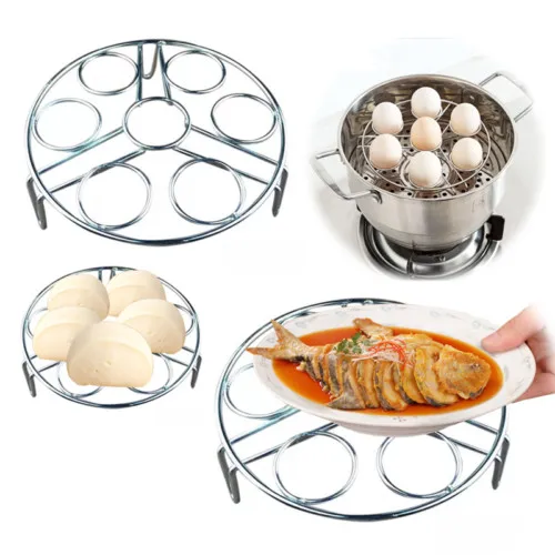 Stainless Steel Steamer Rack Cute Insert Stock Pot Steaming Tray Stand
