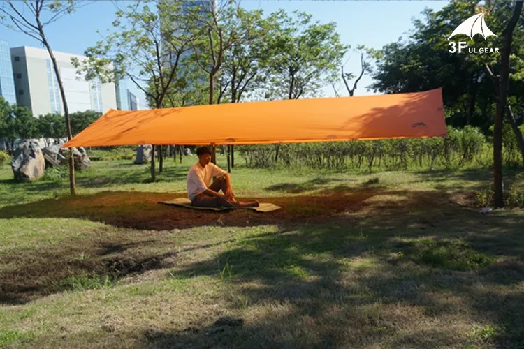 3F UL GEAR Tarps 15D Silicon Tarpe Ultralight Sun Shelter Beach Tent ...
