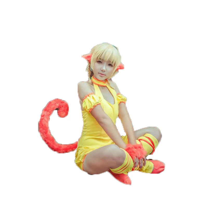 Tokyo Mew Mew Pudding Cosplay Costume With Ears And Tail As Christmas Costume And Halloween