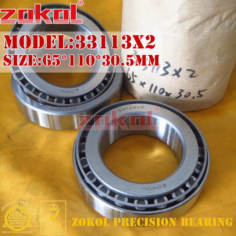 Bantalan 33113X2 7813E ZOKOL Tapered Roller Bantalan 65*110*30.5mm ...