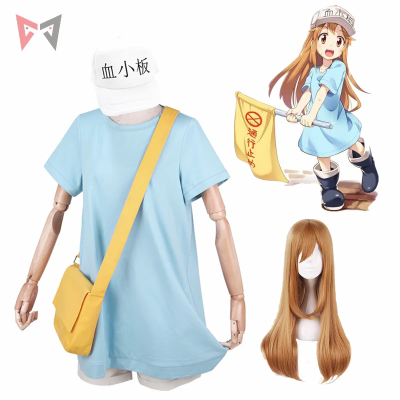 Anime Cells At Work Platelet Cosplay Costume Full Set - AllCosplay.com