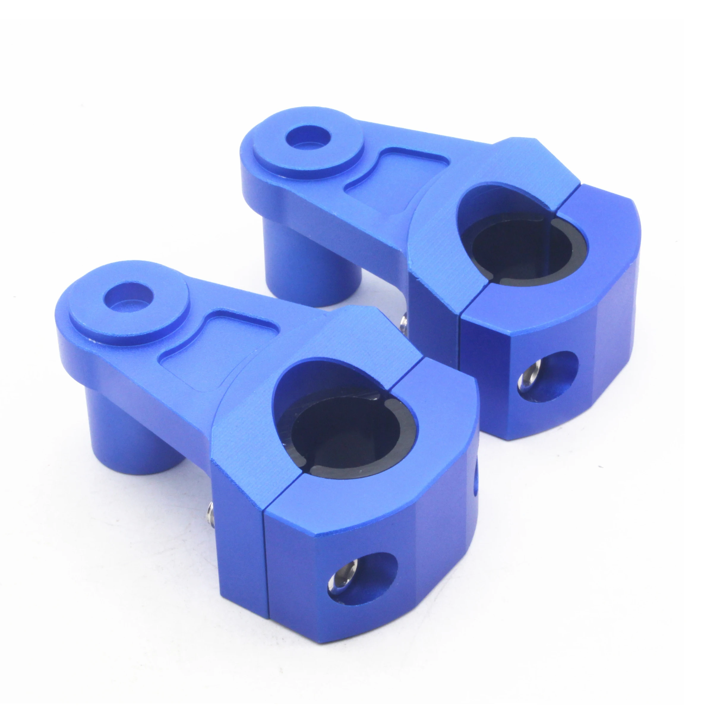 Aluminum 7/8" 22mm Motorcycle 1 1/8" 28mm Pivoting Handlebar Riser ...