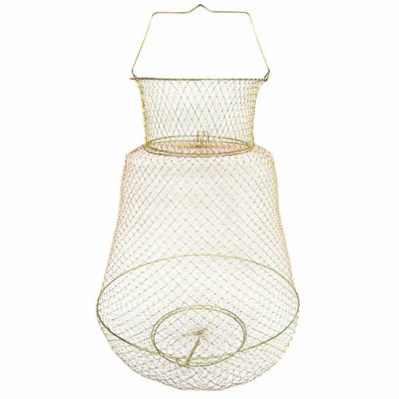 Foldable-Portable-Steel-Wire-Fishing-Pot-Trap-Net-Crab-Crawdad-Cage ...