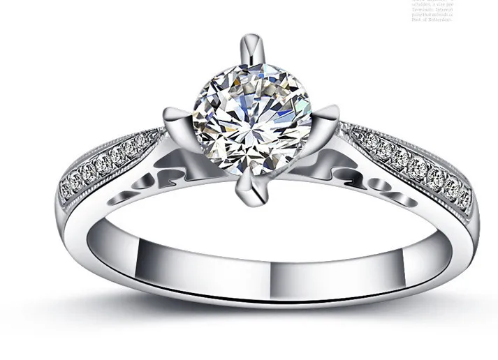 1Ct Fancy Ring for Girl NSCD Lovely Diamond Engagement Ring Certified ...