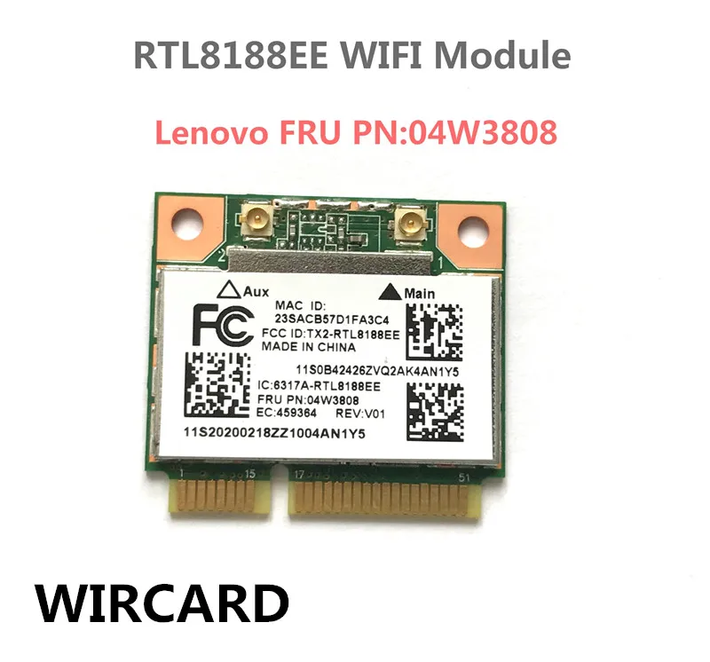 RTL8188EE-RTL8188-Half-Mini-PCIe-2-4-GHz-04W3808-Wireless-Card-for ...