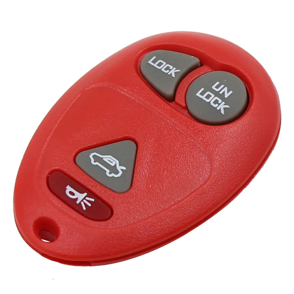 Remote Key Shell 4 Buttons 3 Button + 1 panic Remote Key Case Shell ...