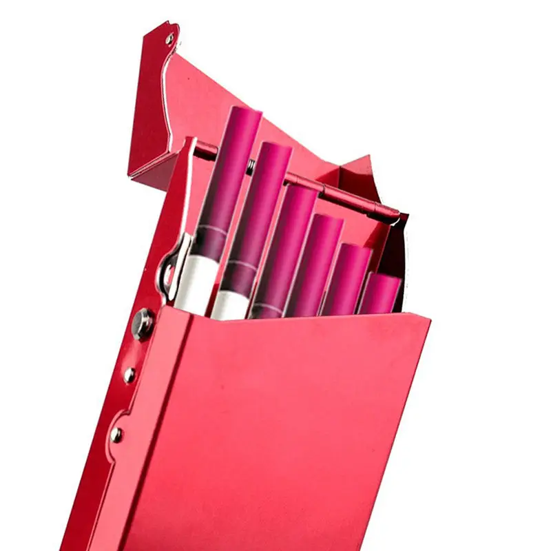 New high quality Protable Lady Women Slim Aluminum Cigarette Case Metal ...