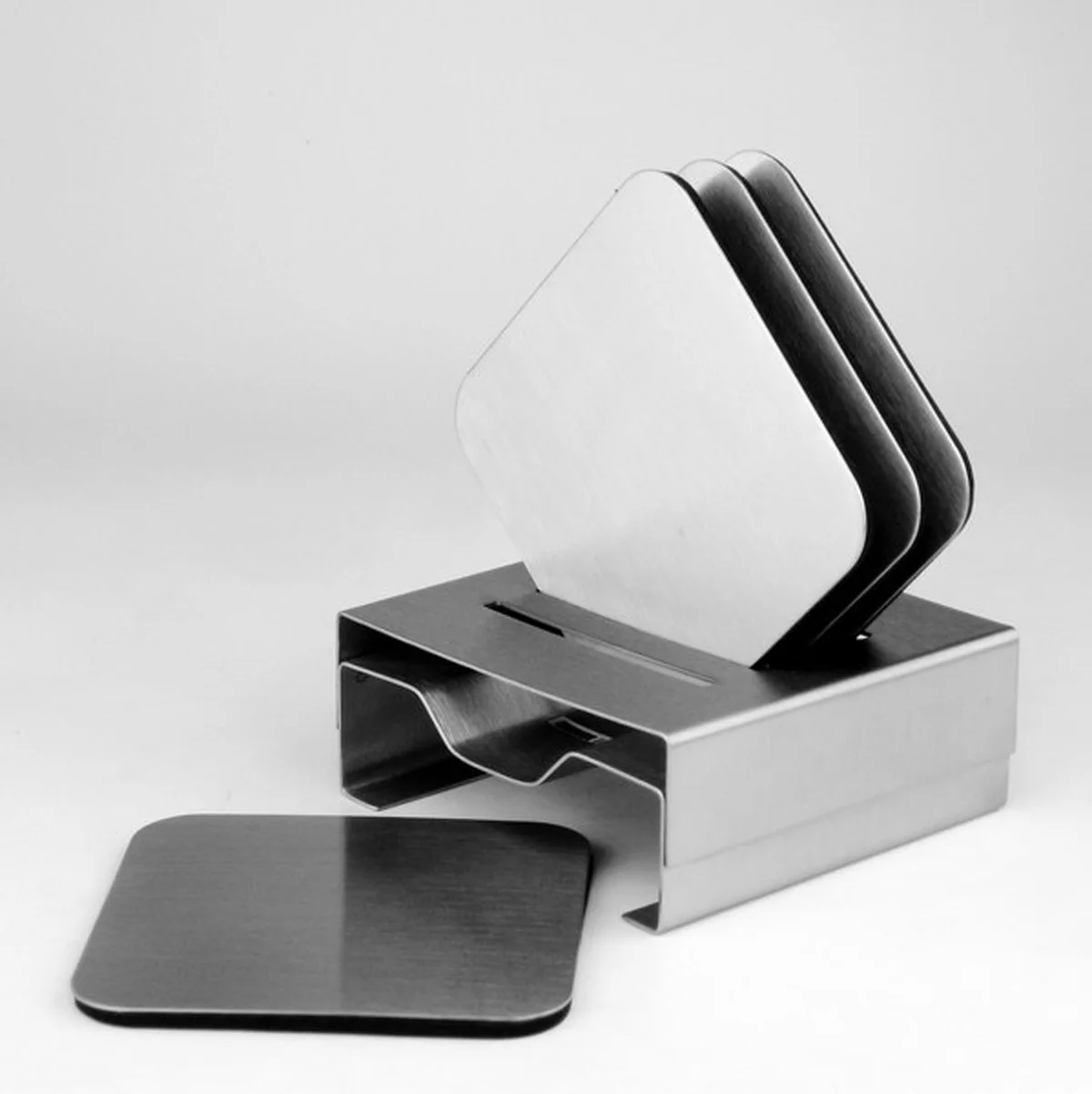 Houmaid Tableware High quality stainless steel square coasters, cup ...