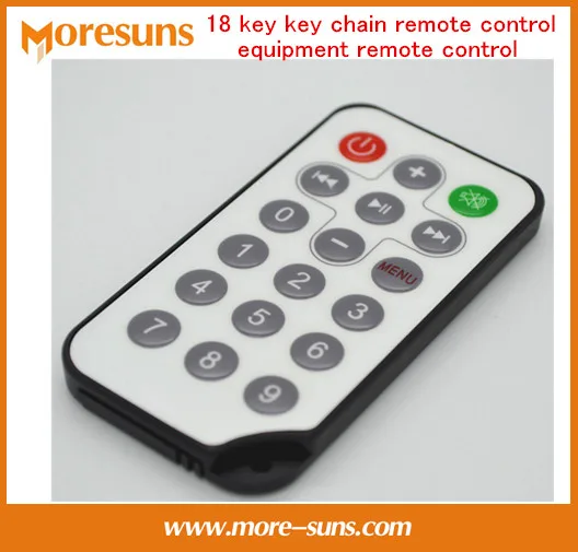 Free-Ship10PCS-Custom-Infrared-remote-control-18-key-key-chain-remote ...