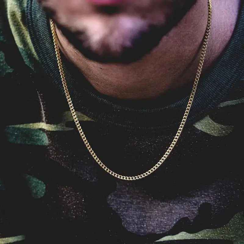 TOPGRILLZ – Collier pour rappeur, chaîne 3 mm, 18, 20, 24 ou 30 pouces ...